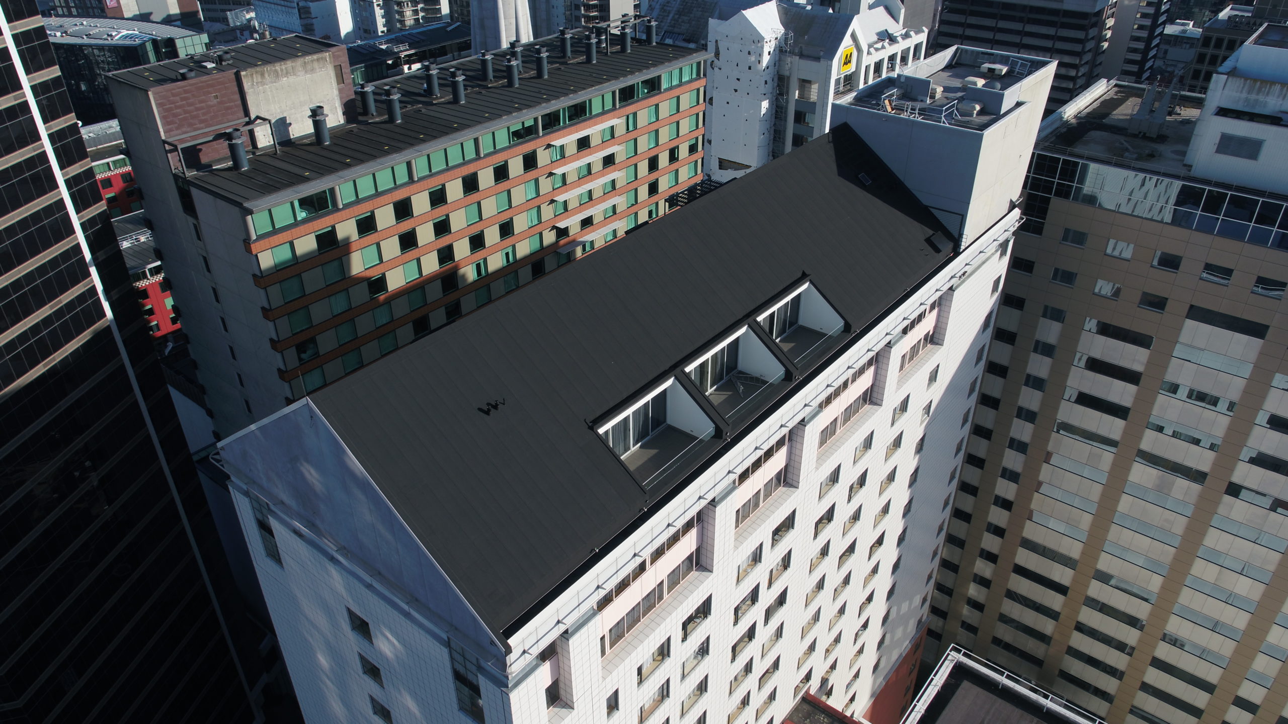 Crowne Plaza | Membrane Roof Overlay - Gunac | Waterproofing Specialists